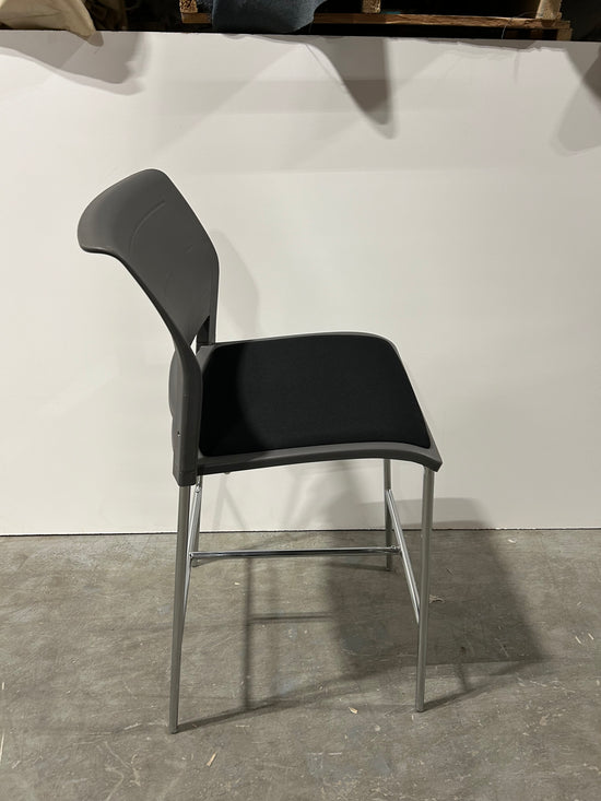 Freeway Stool Black Seat Grey Back – Office Interiors Store